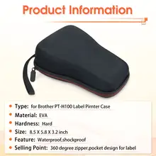 Protect Your Brother P-Touch Labels In Style With This Pt H110 Hard Case!