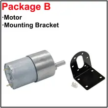 High-Speed Reversible 12V Dc Geared Motor, Adjustable Rpm 12Rpm To 1600Rpm.