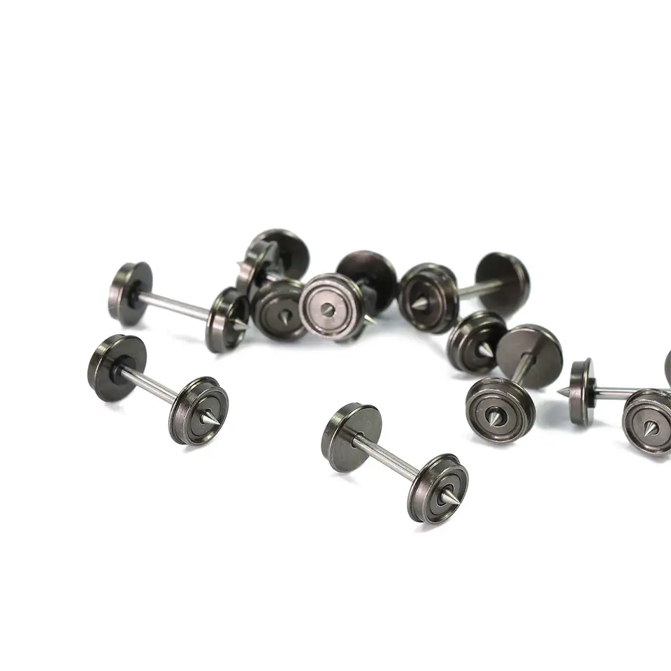 High-Quality Ho Scale Train Wheelset For Model Building Enthusiasts.