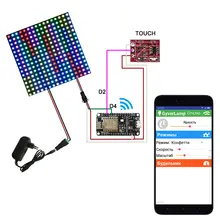 Diy Wifi Rgb Led Strip 16X16 Matrix Gyverlamp Dc5V