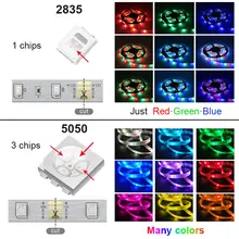 Bluetooh Led Strip Lights, 5M-30M, Rgb, Ip20, Flexible, Ir Control.