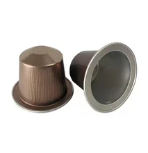 1000PCS Refillable Disposable Pods Nespresso Coffee Capsule Filter Cups ...