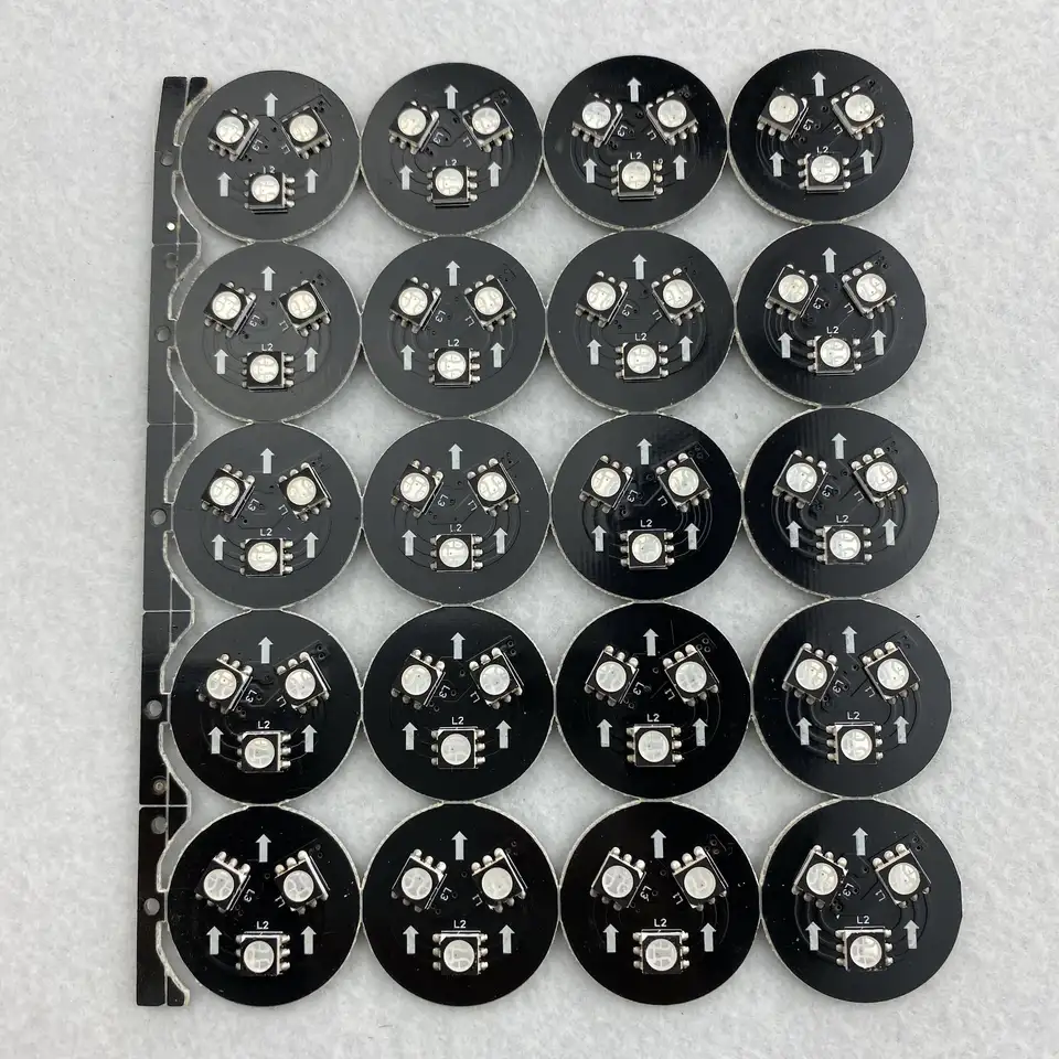Black Pcb 3Pcs 5050 Rgb Led Modules, Bright & Durable Led Pixe Pcba