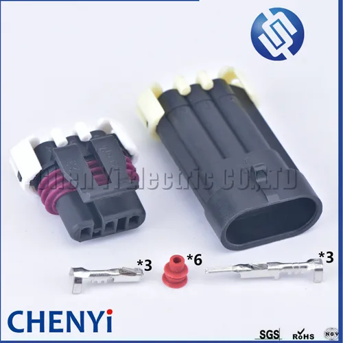 Conector Eléctrico Impermeable Automático Macho O Hembra De