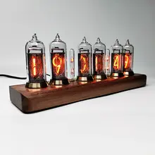 Glow Tube Nixie Clock With Touch Buttons, Soviet-Style Desk Clock