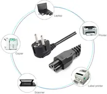 Eu Universal Laptop Charger – 1.5M Cord, Fits Hp, Dell, Toshiba, Sony ...