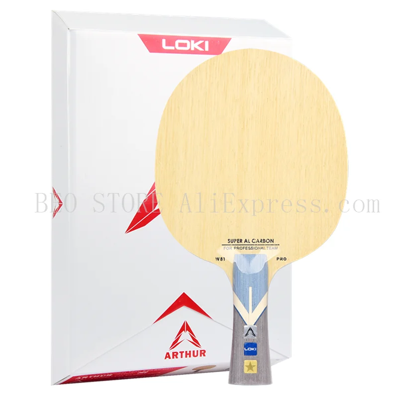 Loki W81 Pro Table Tennis Blade Racket, Super Alc, Off+ Special Paddle