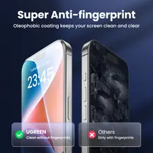 UGREEN 2PCS Screen Protector For iPhone 16 15 14 13 12 11 Pro Max ...