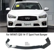 For INFINITI Q50 Sport / Base 2014-2017 Car Front Bumper Lip Spoiler ...