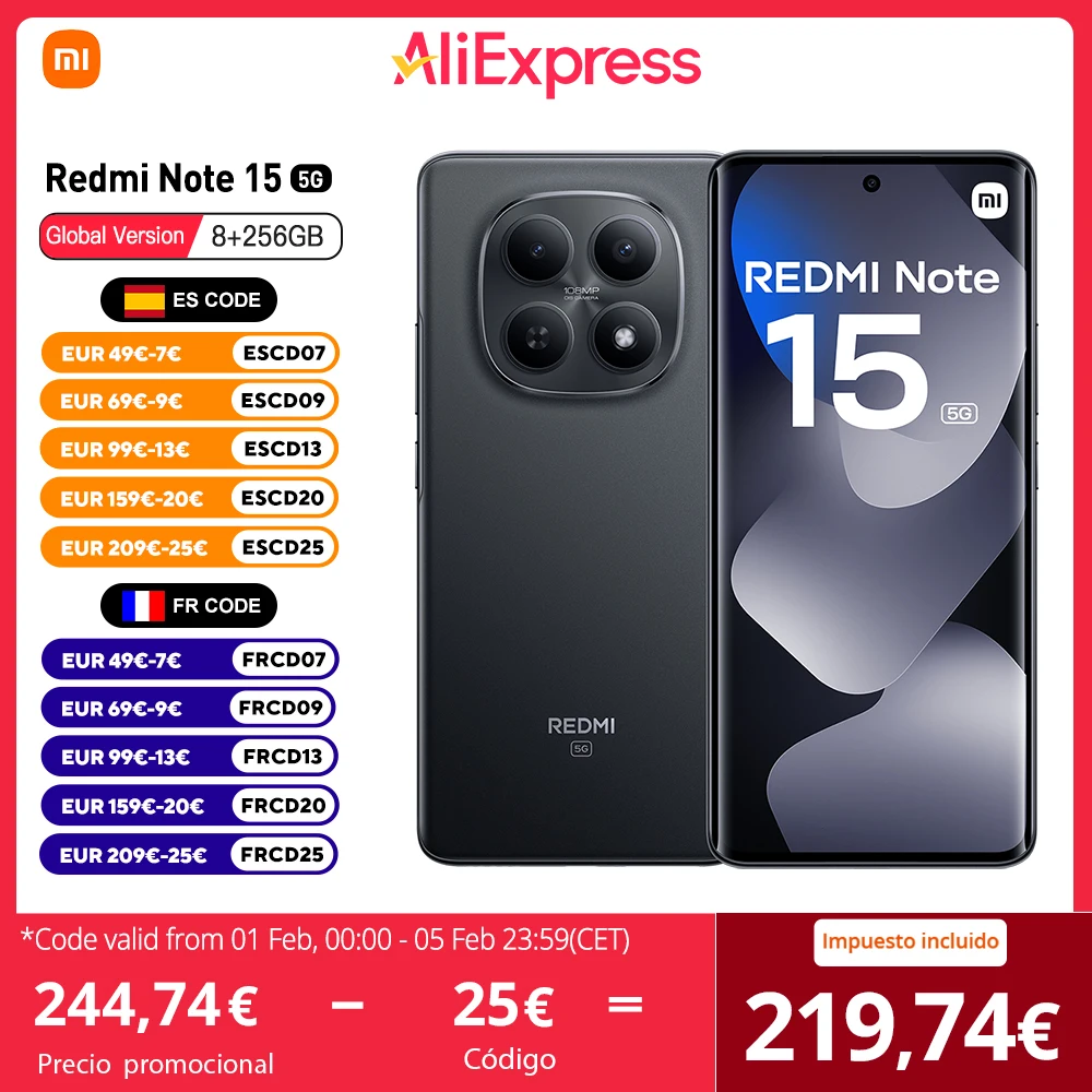Xiaomi Redmi Note 15 - Full phone specifications