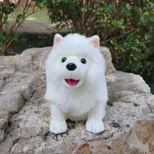 Cute 28Cm White Samoyed Stuffed Toy, Birthday & Christmas Gift