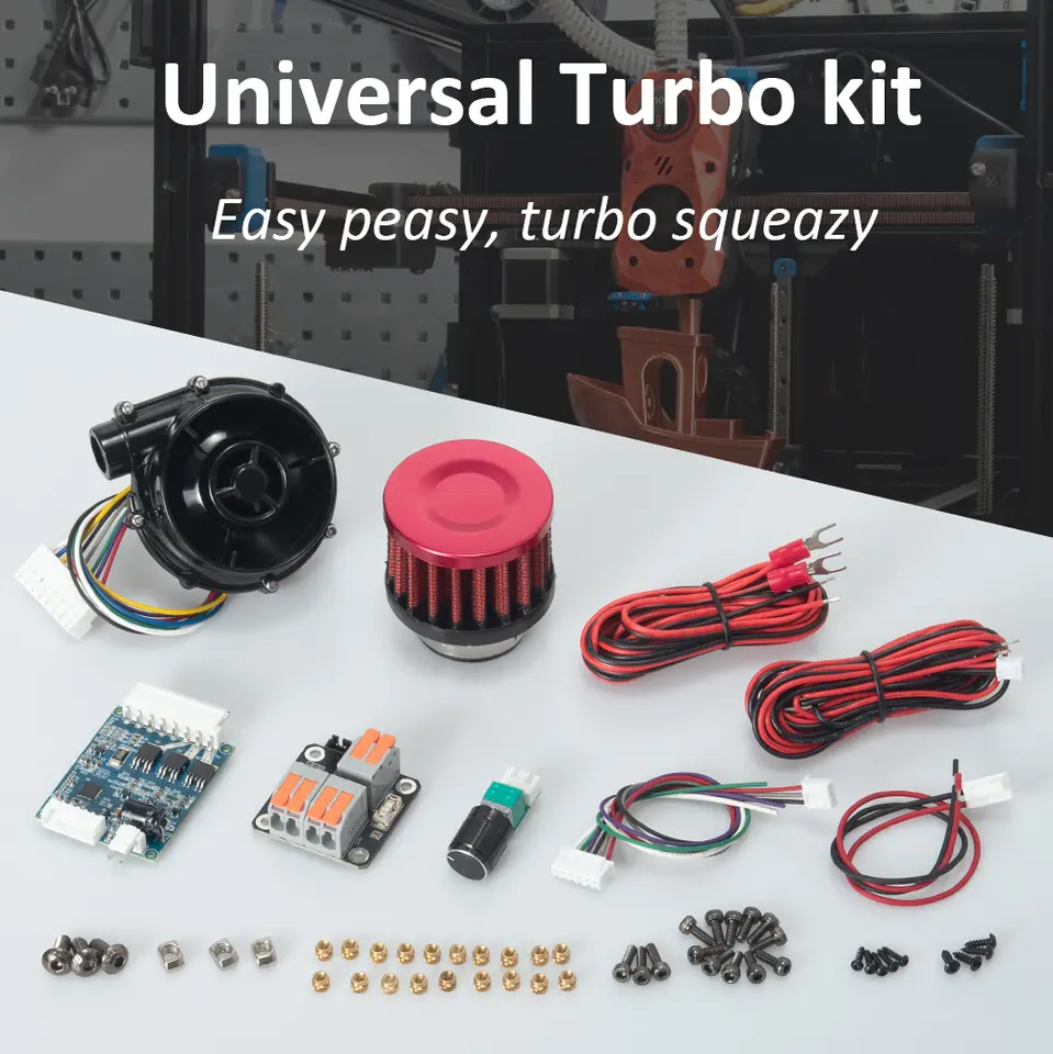 Powerful 24V Turbo Fan With Air Filter For 3D Printer Cooling ...