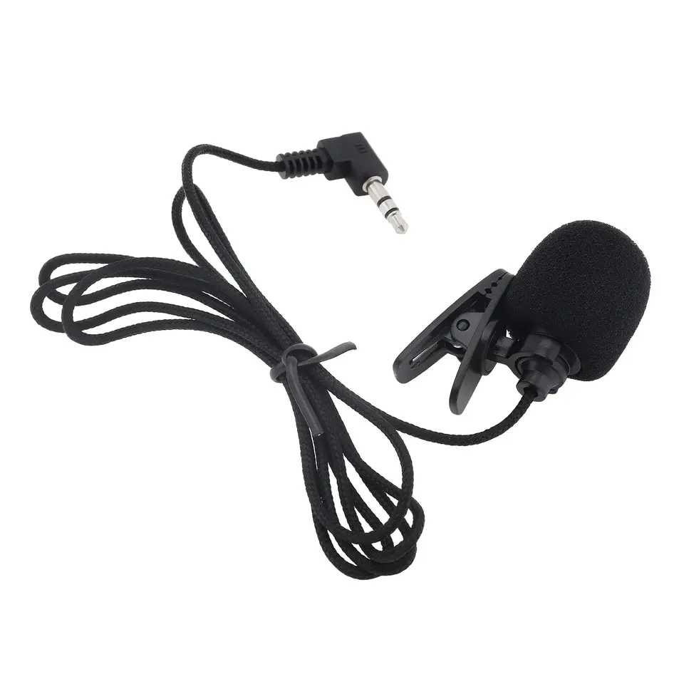 Universal Portable 3.5mm Wired Mini Mic Microphone 3 Pole Hands Free ...