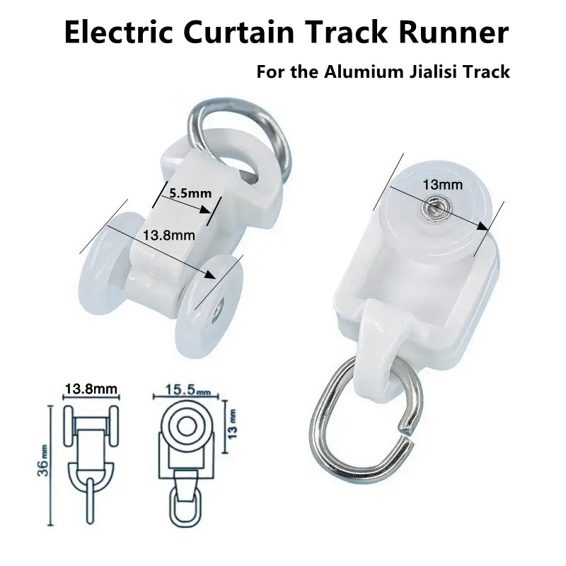 Smart Curtain Accessories For Jialisi Rails, Home Automation Compatible.