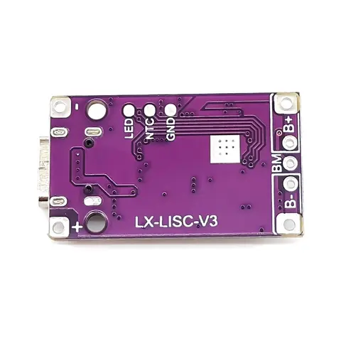 Type-C USB 2-3S BMS 15W 3.7V Lithium Battery Charging Boost Module With ...