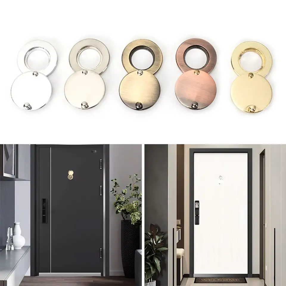 Safety Door Viewer Fixed Door Viewer Cover Privacy Peephole Lid ...