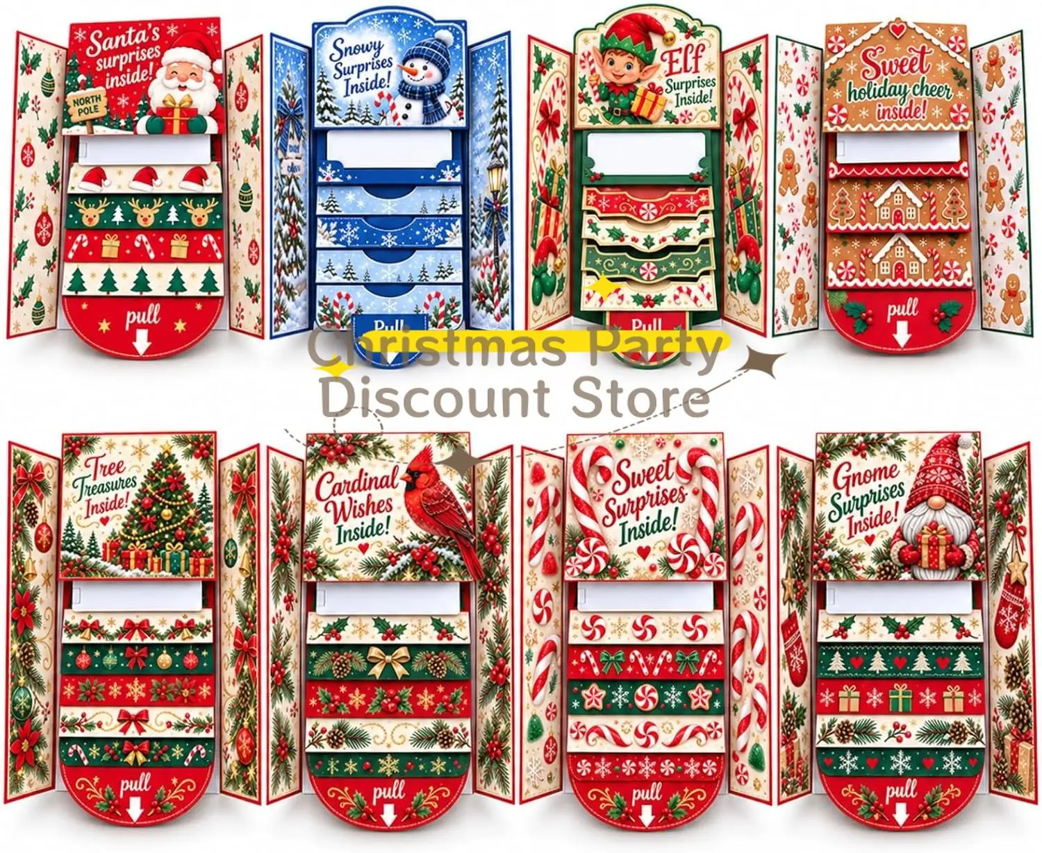 2027 New Waterfall Christmas Gifting Card Booklet Handmade Keepsake,8 ...