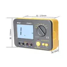 VC480C+ Digital Milliohmmeter DC Low Resistance Tester Microohmmeter 0 ...