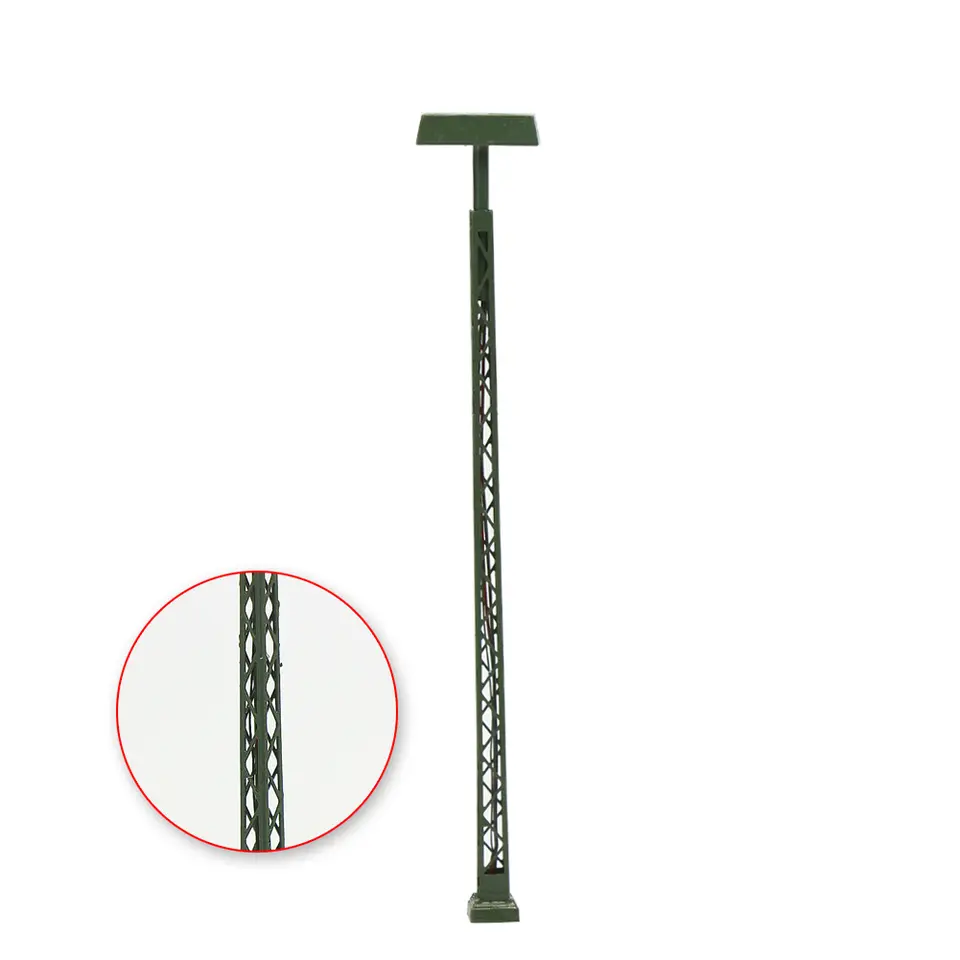 Evemodel LQS56N 3pcs Model Railway N Scale 1:160 lights Lattice Mast ...