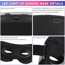 Bluetooth Controlled Led Face Mask For Parties!
