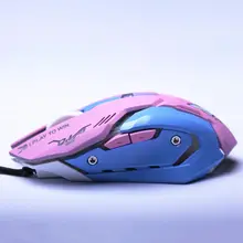 Ow 6-Button Breathing Led Backlit Gaming Mouse For Overwatch Pc Gamers