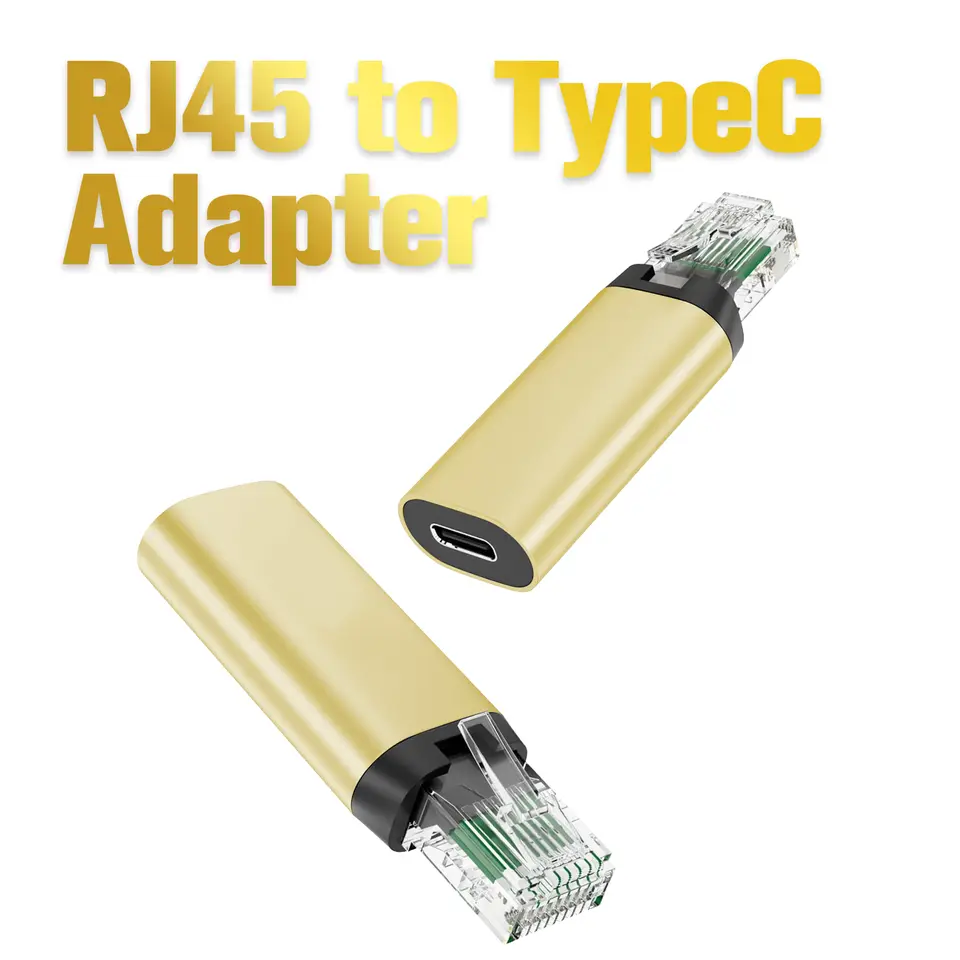 Usb C To Rj45 Adapter, Portable 1Gbps Ethernet Converter For Pc, Macbook.