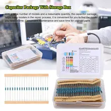 1200PCS/600/300pcs Metal Film Resistor Pack Assorted Kit 30 Kinds 10R ...
