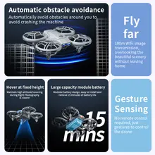 4DRC New V8 Mini Drone 6k profession HD Wide Angle Camera WiFi FPV RC ...