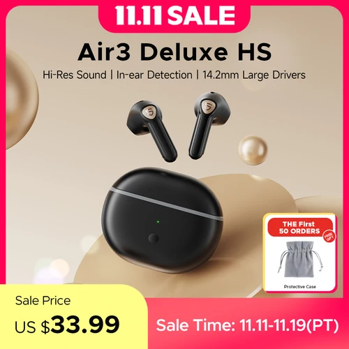 Soundpeats Air3 Deluxe Hs Auriculares Inalámbricos Audio De