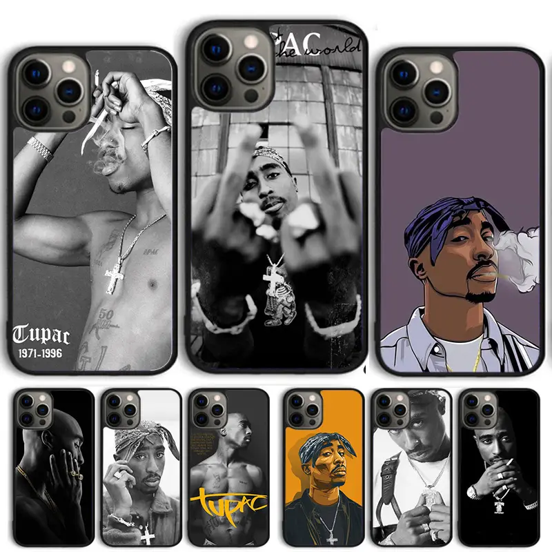 High-Quality Tupac 2Pac Themed Iphone 15-11 Pro Max Case, Stylish ...