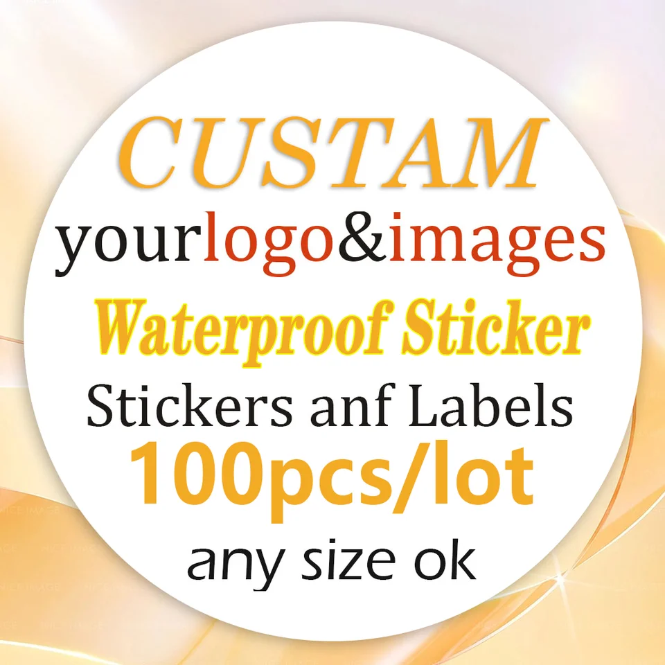 Custom Stickers, Personalized Labels, Waterproof, Birthday, Wedding, 95 ...