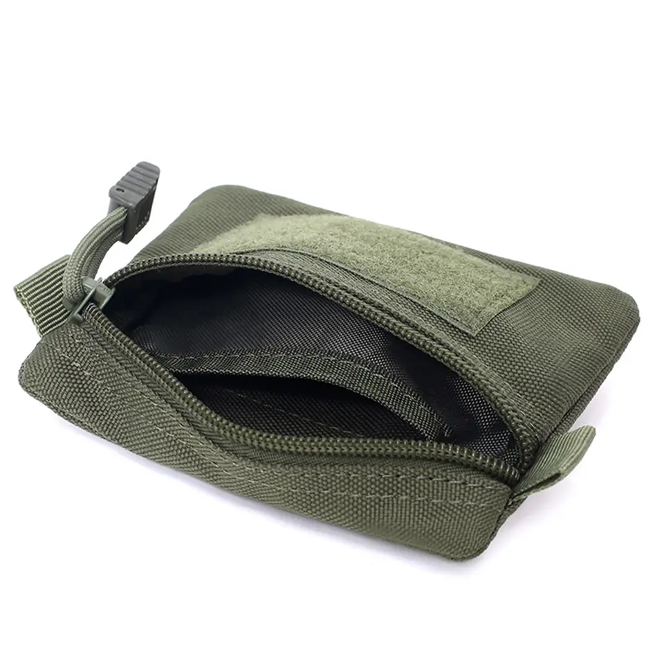 Outdoor Camping EDC Molle Wallet Waterproof Portable Travel Zipper ...
