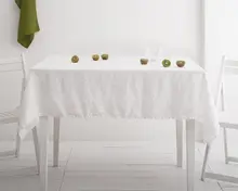 Natural Fabric Tablecloth,100% Pure Linen Solid Color Table Cover,for ...