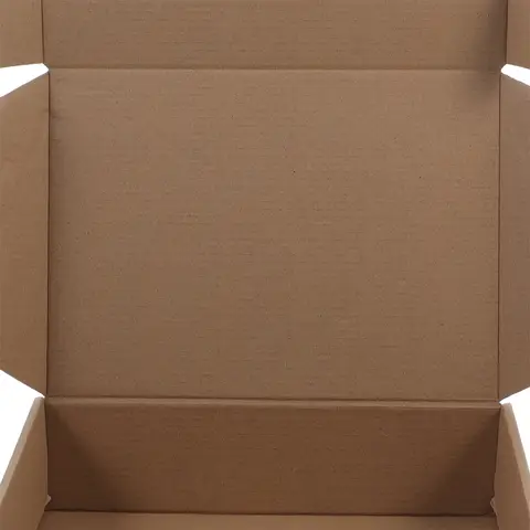Cajas de cartón marrón de papel para envío, caja de embalaje de correo ...