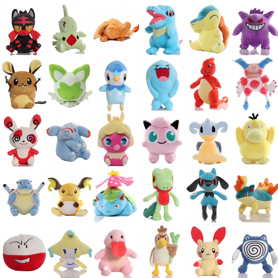 Pikachu And Friends Plush Toys, Christmas Gifts For Kids