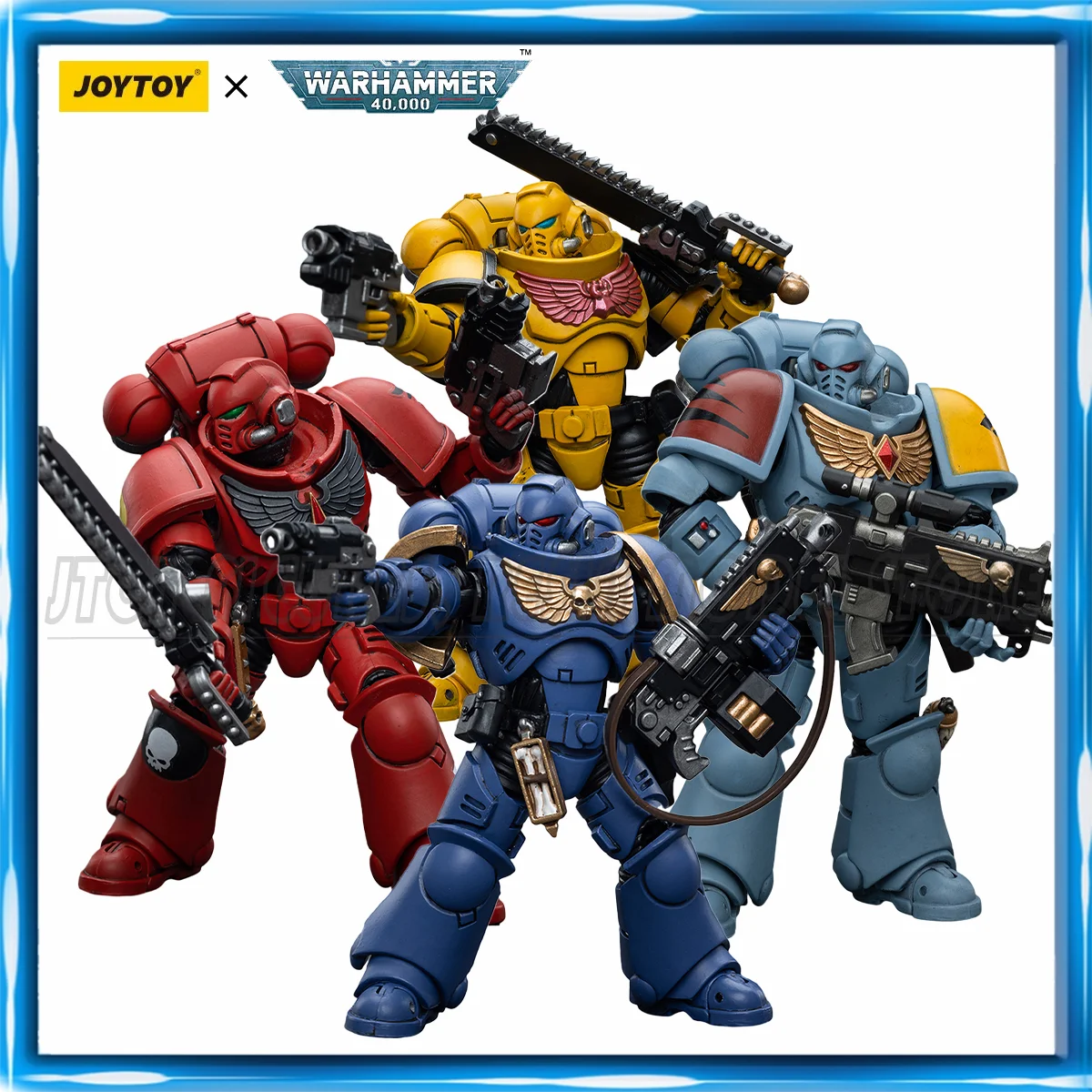 [Pre-orden] Figura de Acción JOYTOY Warhammer 40K 1/18 White Scars Qin ...