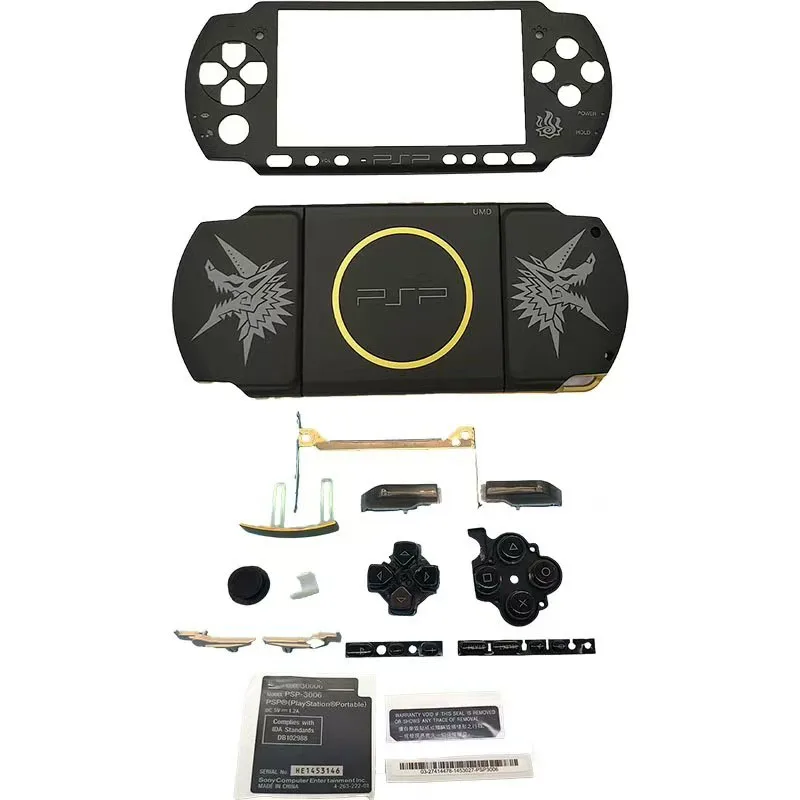 Full Housing Shell Replacement Set for Sony PSP 3000 Monster Hunter ...
