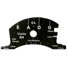 High-Quality Violin Bridge Template For 4/4, 3/4, 1/2 Sizes.