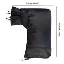 Windproof Motorcycle Handlebar Covers, Keep Hands Warm On Rides!