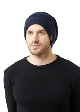 New Unisex Slouchy Winter Hats Add Fur Lined Men And Women Warm Beanie ...