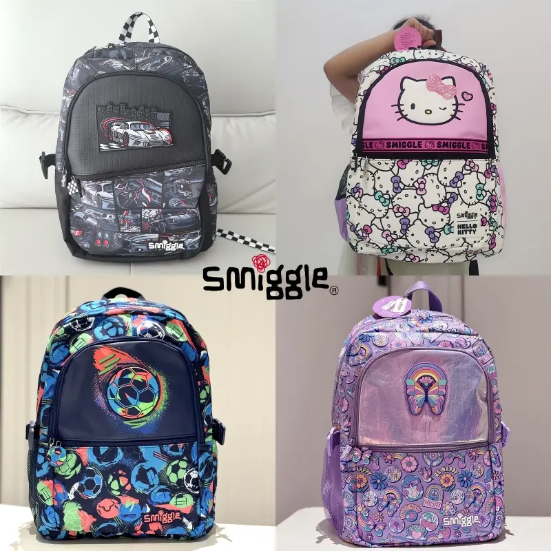 Anime-Themed Smiggle Schoolbag For Kids, Perfect Gift!