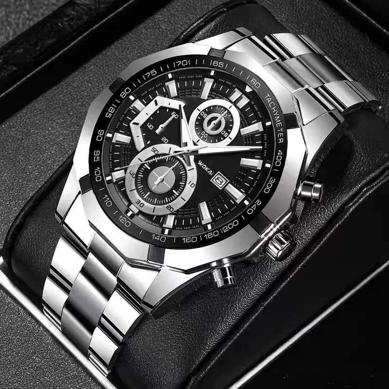 Luxury Quartz Sport Watch, Men'S Classic Fashion, Waterproof.