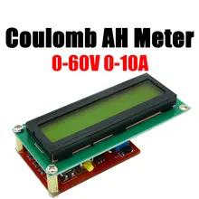 DC 60V 10A Multimeter Voltmeter Ammeter Power Meter Coulomb AH Meter ...