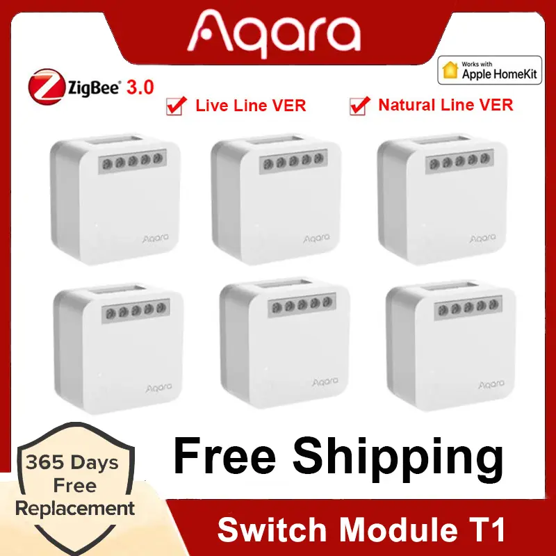 Smart Aqara Relay T1 Zigbee 3.0 Remote Control For Smart Home Timers