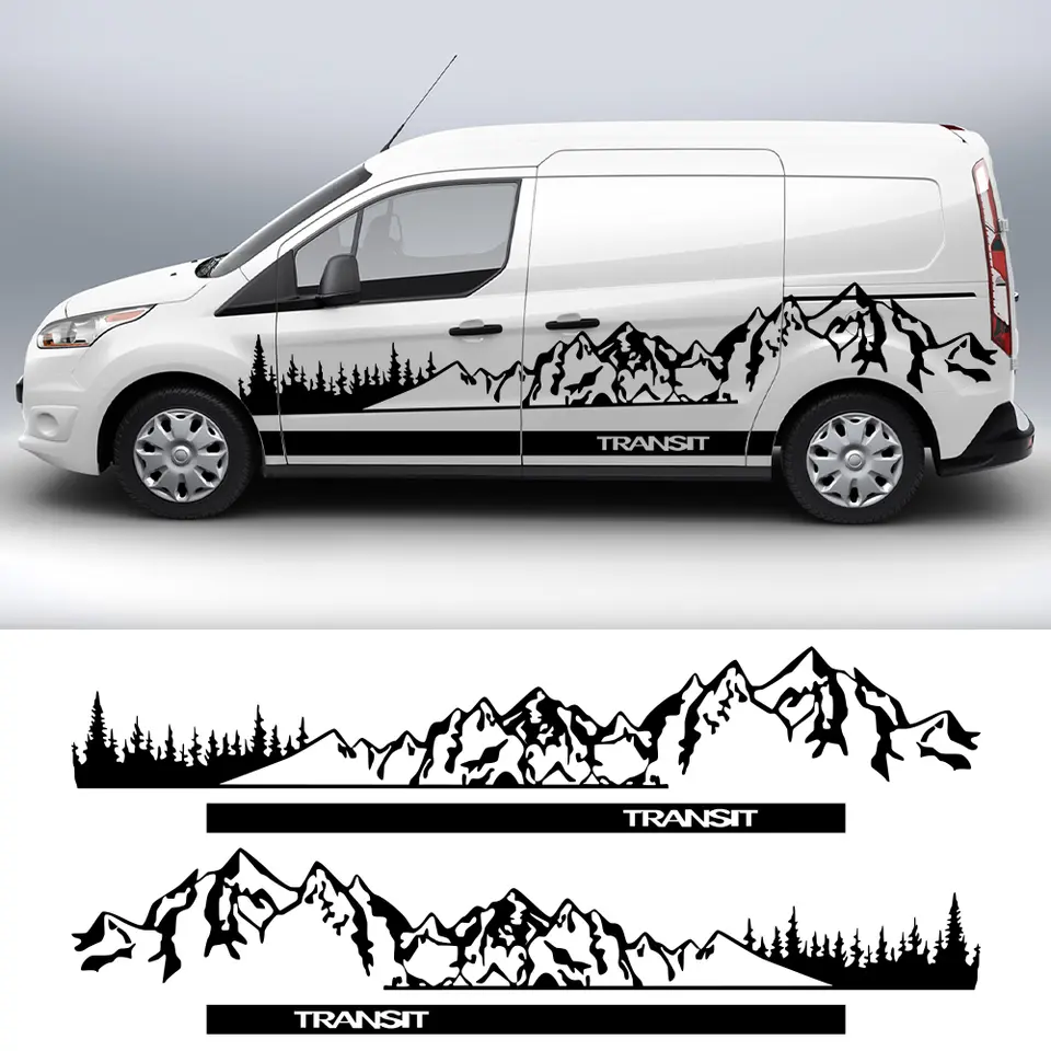 Mountain Tree Graphics For Your Ford Transit, Available Now!
