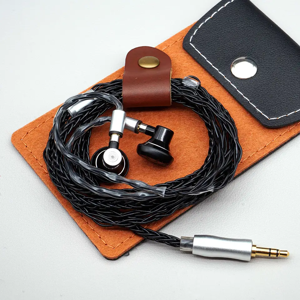 High-Quality 140 Ohm Hifi Earphones With 8-Strand Cable For Premium Sound.