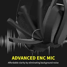 Binnune Bw06 Wireless Gaming Headset - Flip Mic, Pc/Ps4/Ps5, Dual-Mode ...