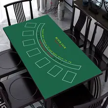 Customized Texas Hold'em Poker Mat Baccarat Blackjack Suede Rubber ...