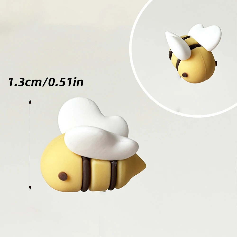10Pcs Bees Cake Toppers Cute Little Bee Cake Decoration Rustic Cake ...