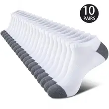 10 Pairs Of Comfortable Breathable Socks Sweat Absorbing Odor Proof Low ...